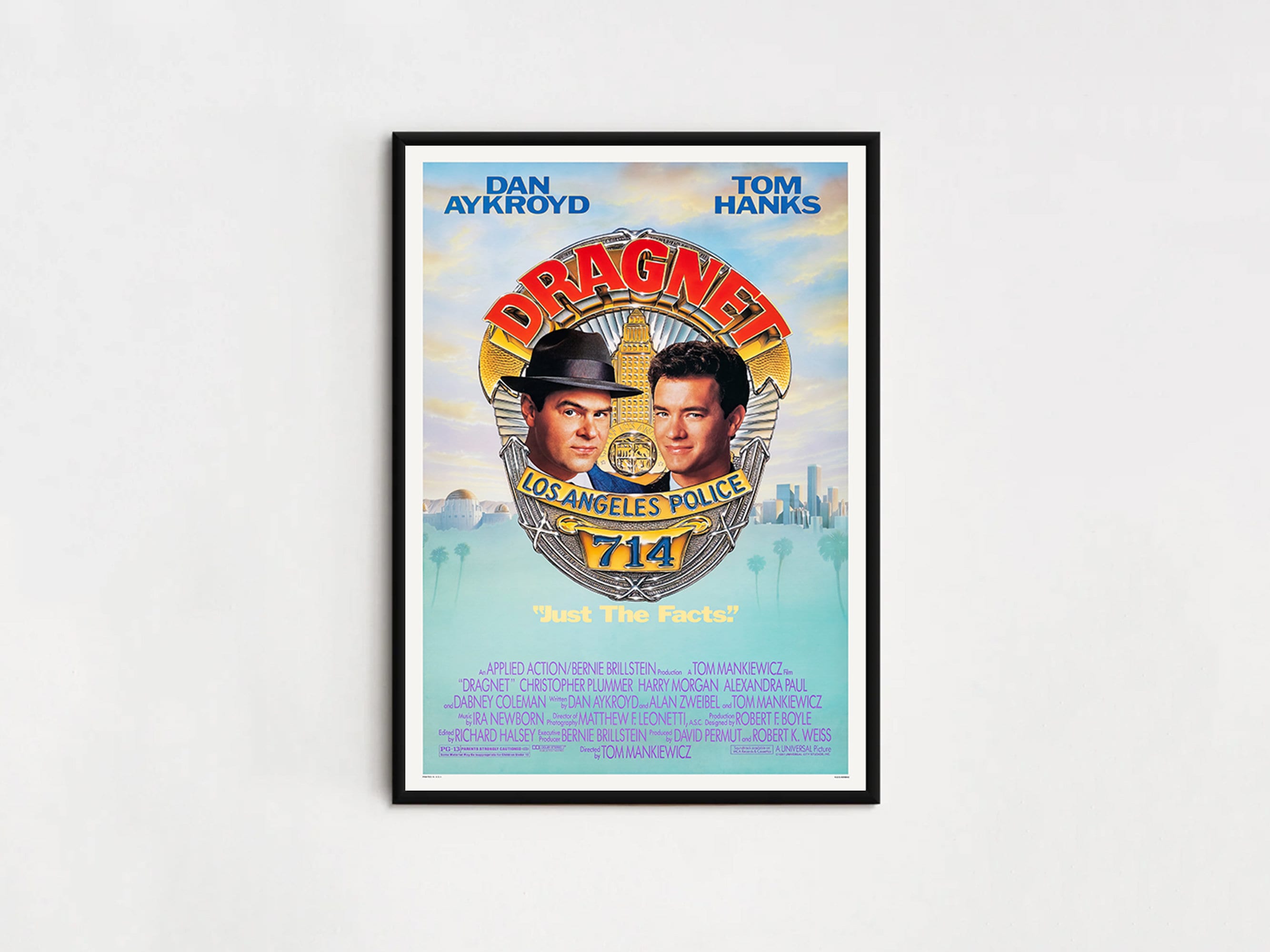 Dragnet (1987) Movie Film POSTER (Dan Aykroyd, Tom Hanks) sold by ...
