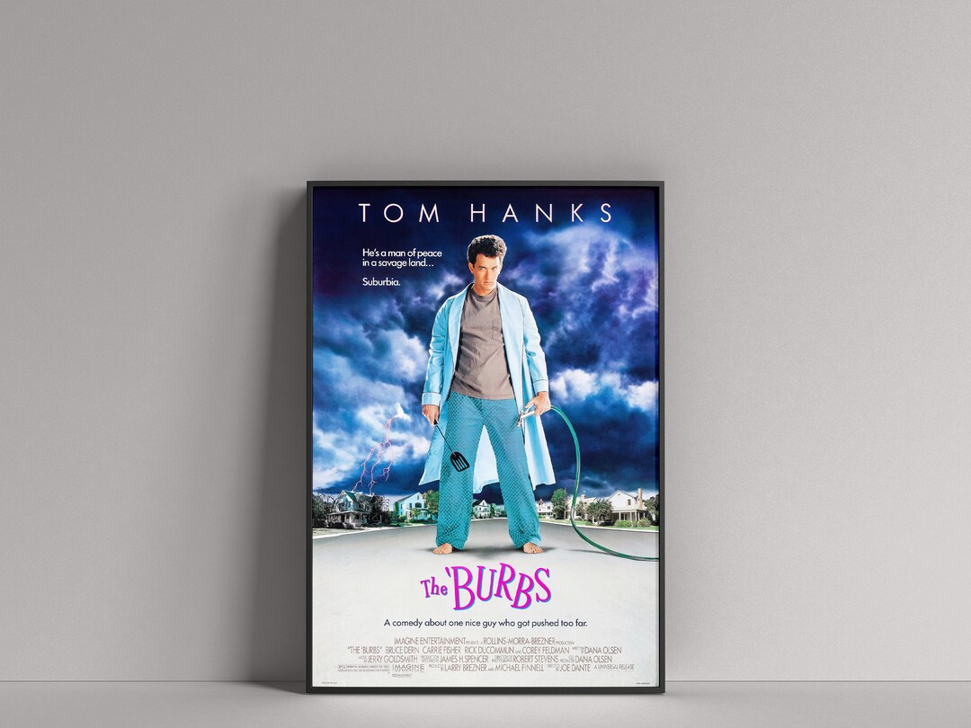 The 'burbs 1989 11x17 Movie Film POSTER tom Hanks, Bruce Dern - Etsy