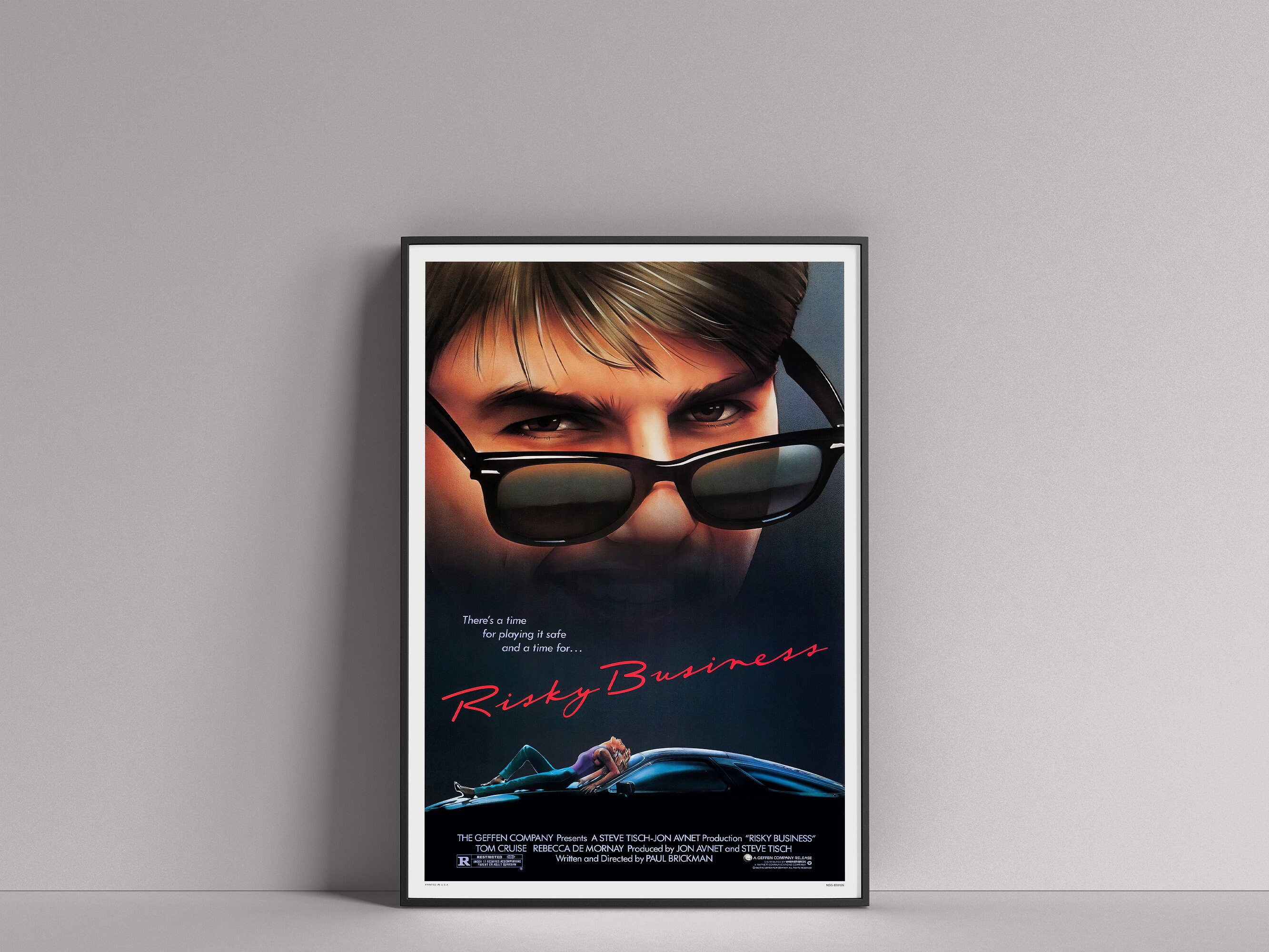 Tom Cruise Risky Business Poster