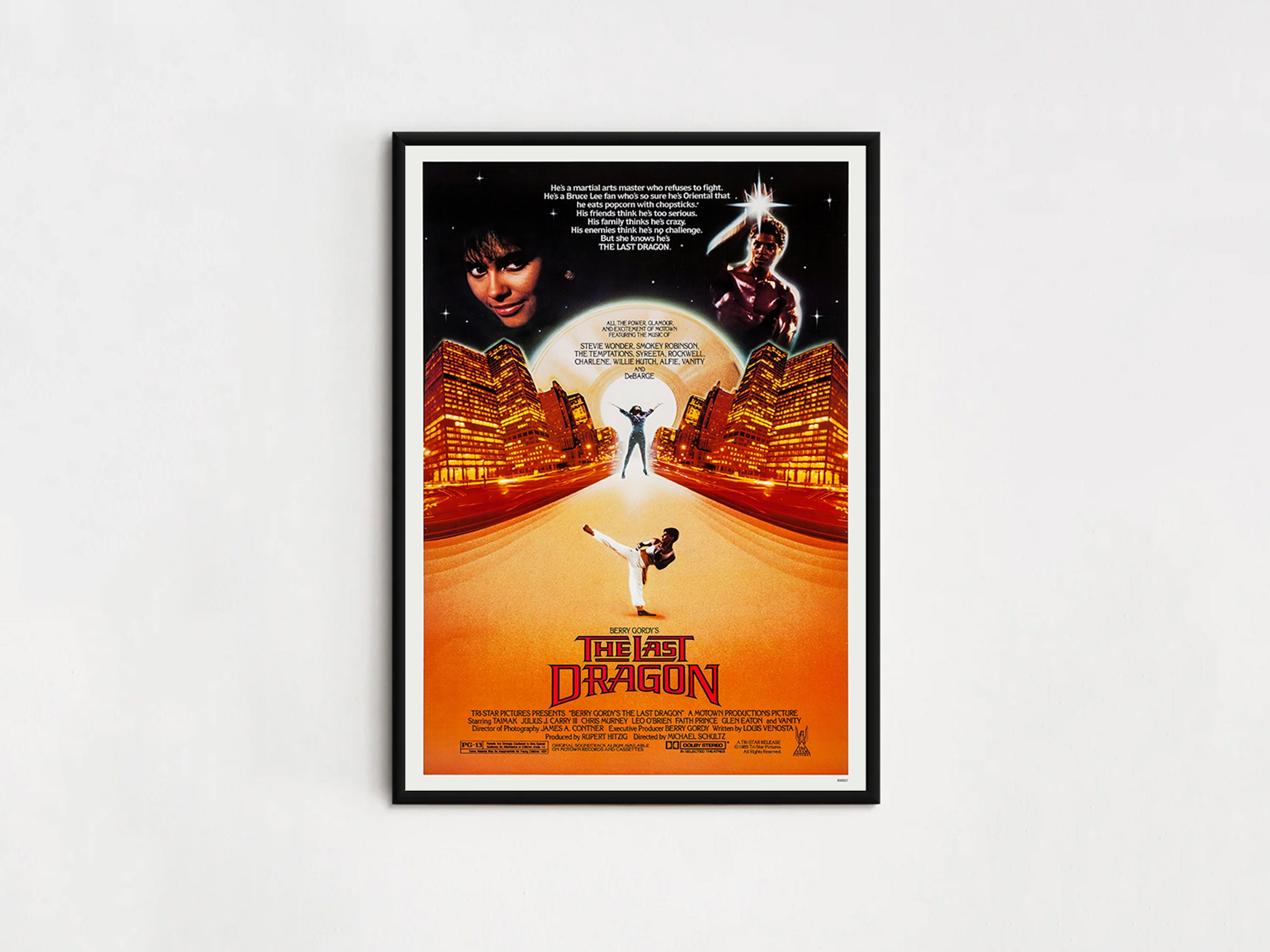 The Last Dragon (1985) Movie Film POSTER (Taimak, Vanity, Christopher ...