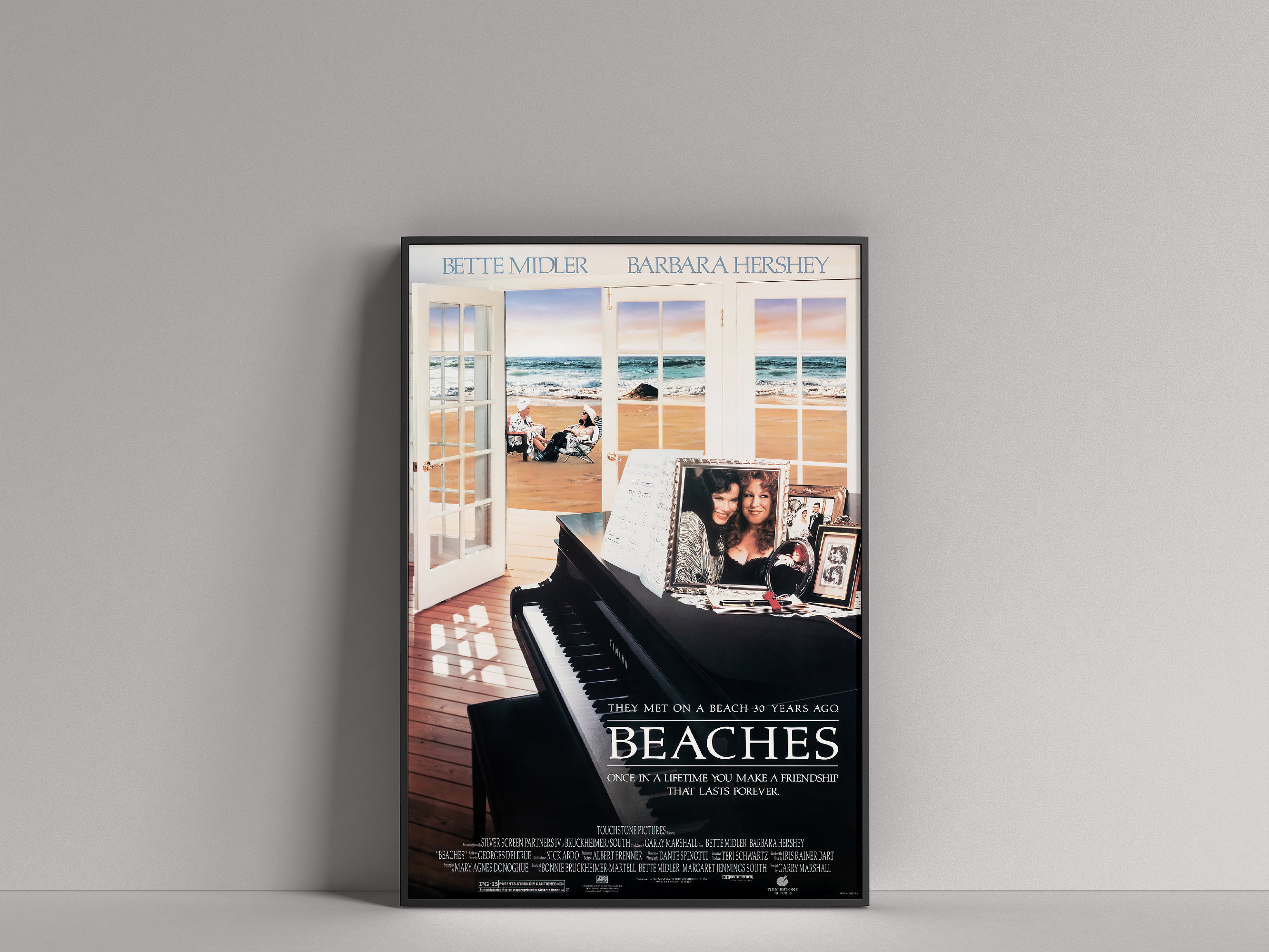 Beaches 1988 11x17 Movie Film POSTER bette Midler, Barbara Hershey - Etsy