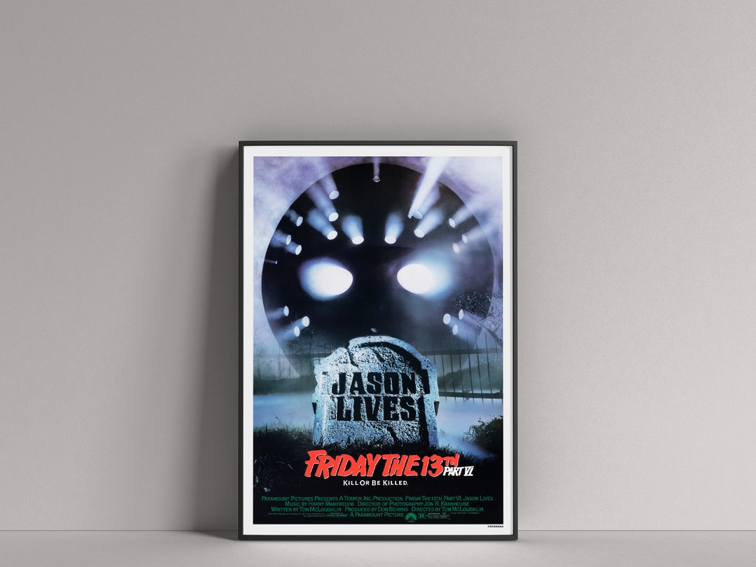 Friday the 13th Part VI Jason Lives 1986 11x17 Movie Film POSTER thom ...