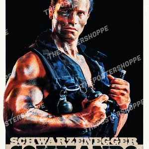 Commando 1985 11x17 Movie Film POSTER arnold Schwarzenegger, Rae Dawn ...