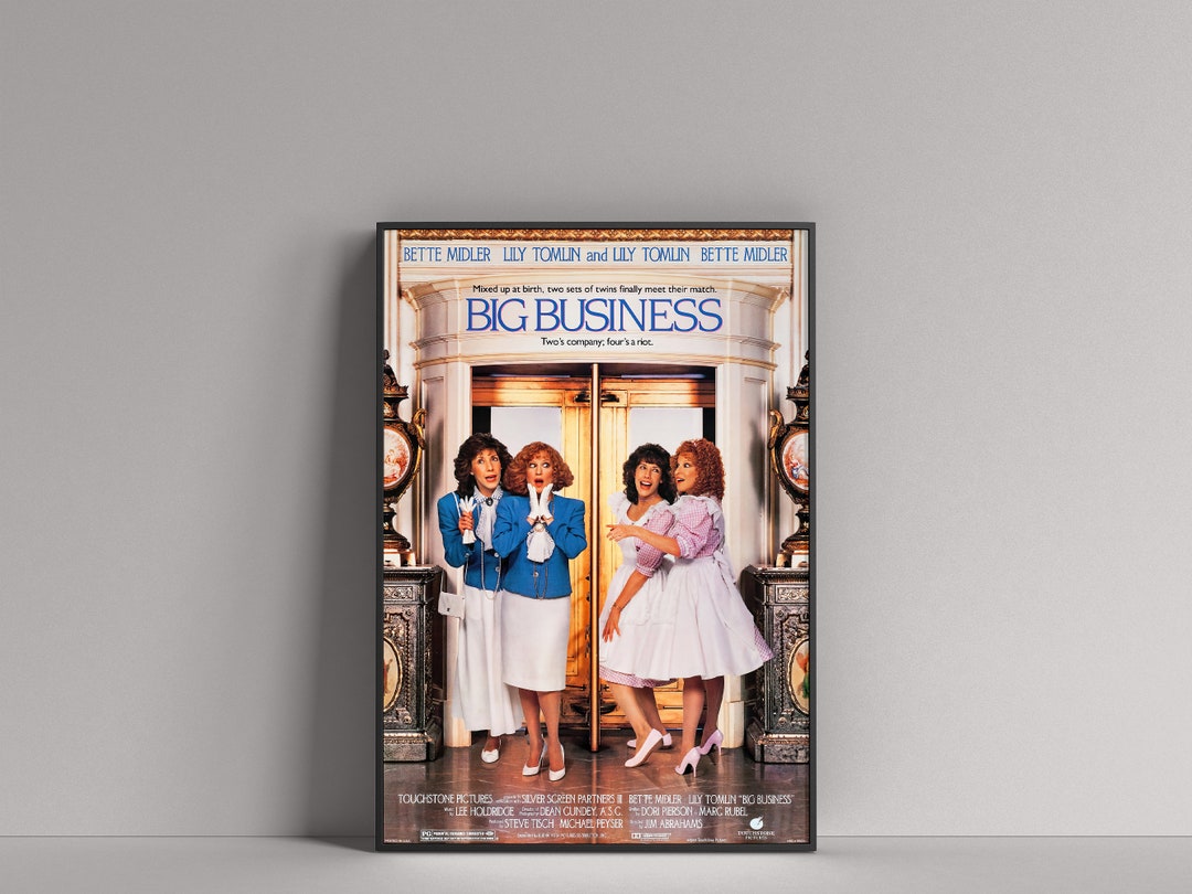 Big Business 1988 11x17 Movie Film POSTER bette Midler, Lily Tomlin - Etsy