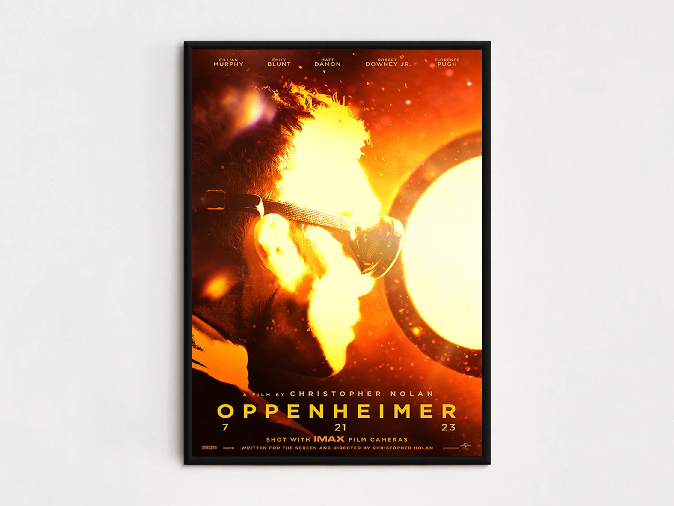 Oppenheimer (2023) Movie Film POSTER (Cillian Murphy, Emily Blunt)