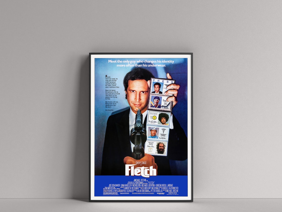 Fletch 1985 11x17 Movie Film POSTER chevy Chase, Joe Don Baker - Etsy