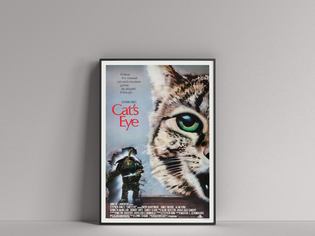Cat's Eye 1985 11x17 Movie Film POSTER drew Barrymore, James Woods - Etsy