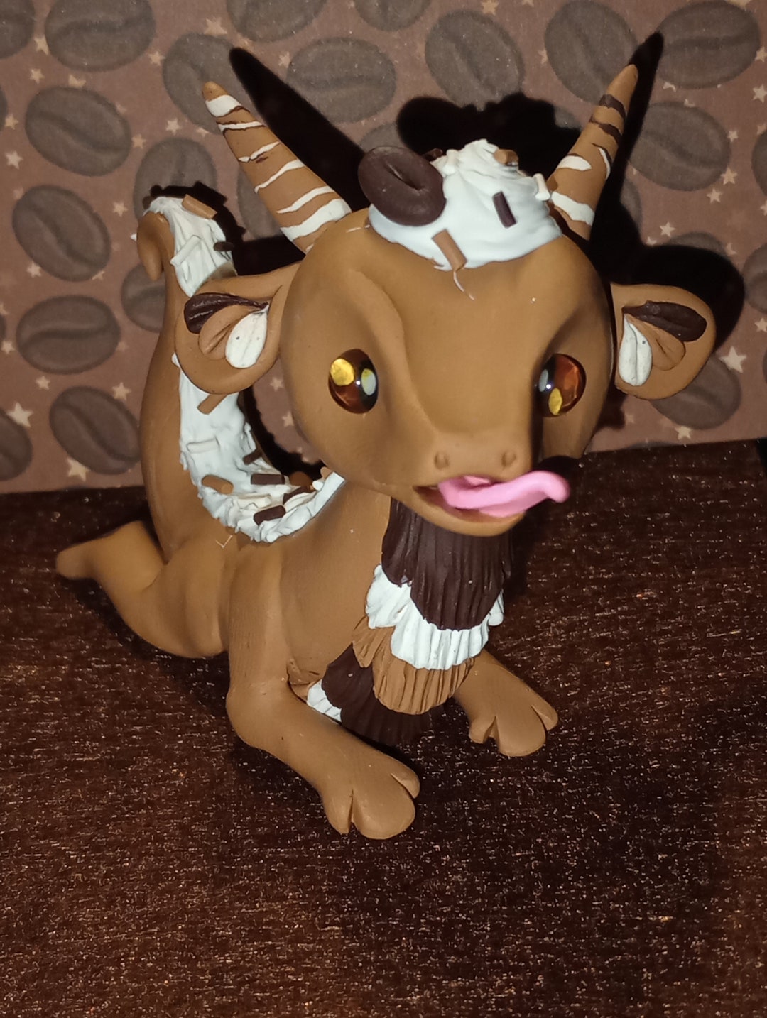 Mocha Coffee Dragon - Etsy