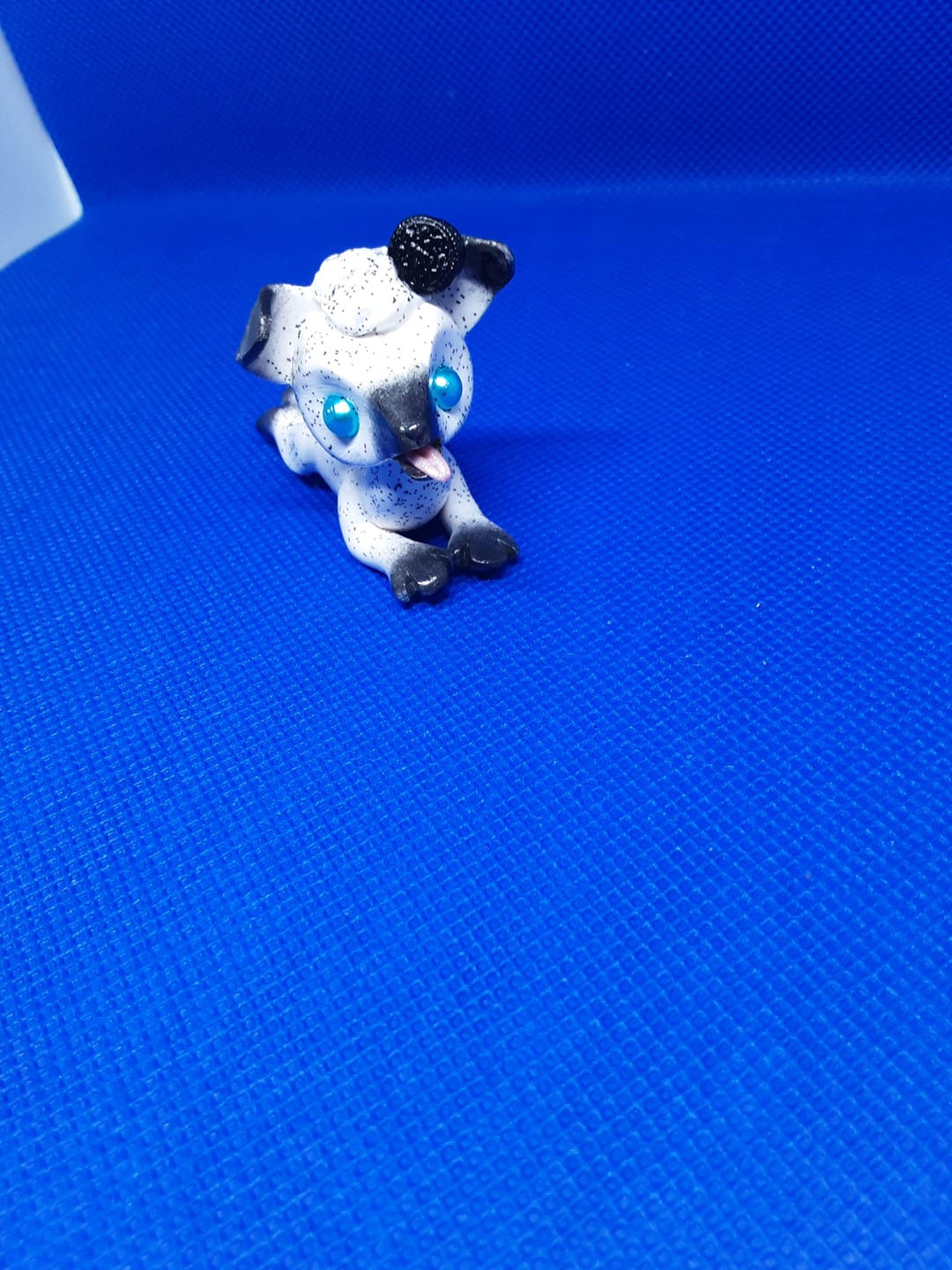 Handmade Polymer Clay Oreo Dog Figurine - Etsy