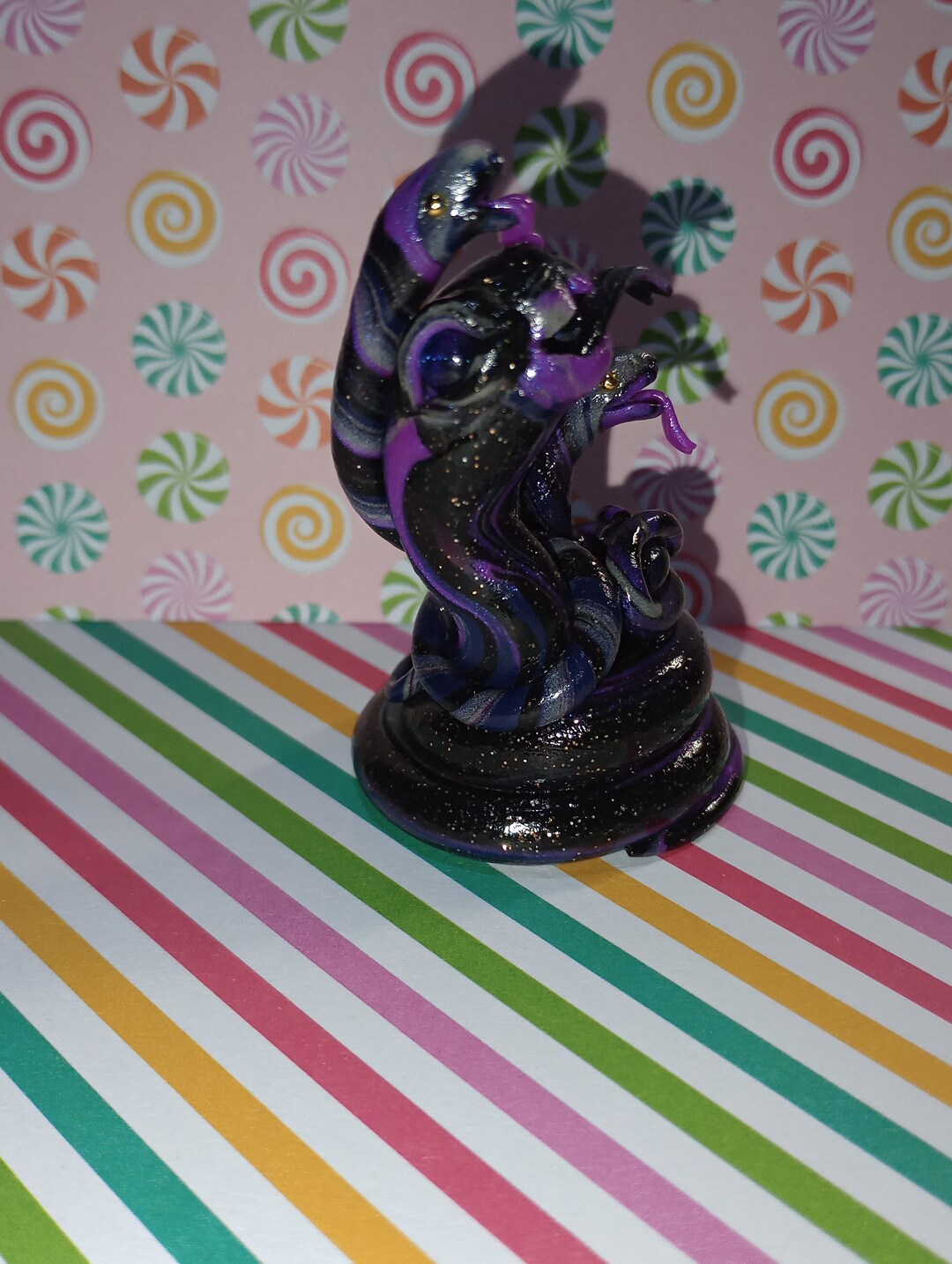 Galaxy Mom Snake With 3 Baby Snakes - Etsy