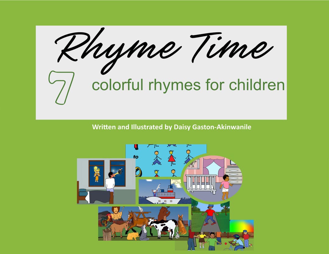 Rhyme Time, Colorful Kids Stories, Learning to Read (printable PDF) - Etsy