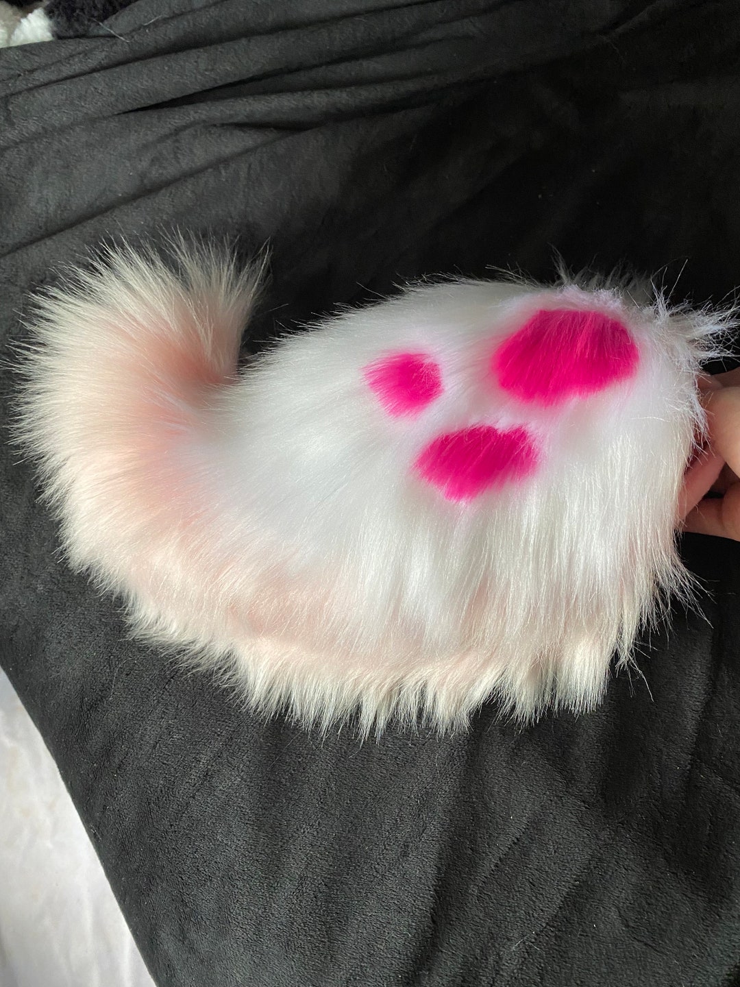 Made to Order Angel Dust Inspired Hazbin Hotel Nub Tail for Cosplay and ...