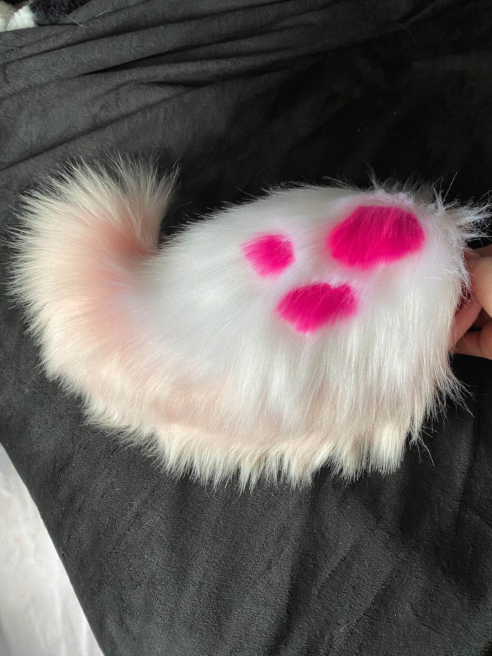Made to Order Angel Dust Inspired Hazbin Hotel Nub Tail for Cosplay and ...