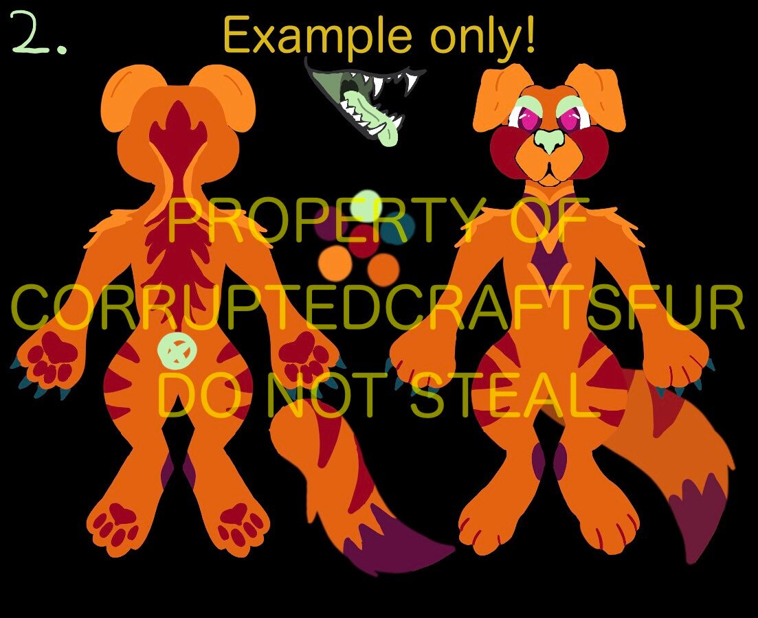 Fursona Furry Custom Reference Sheet Commission! - Etsy