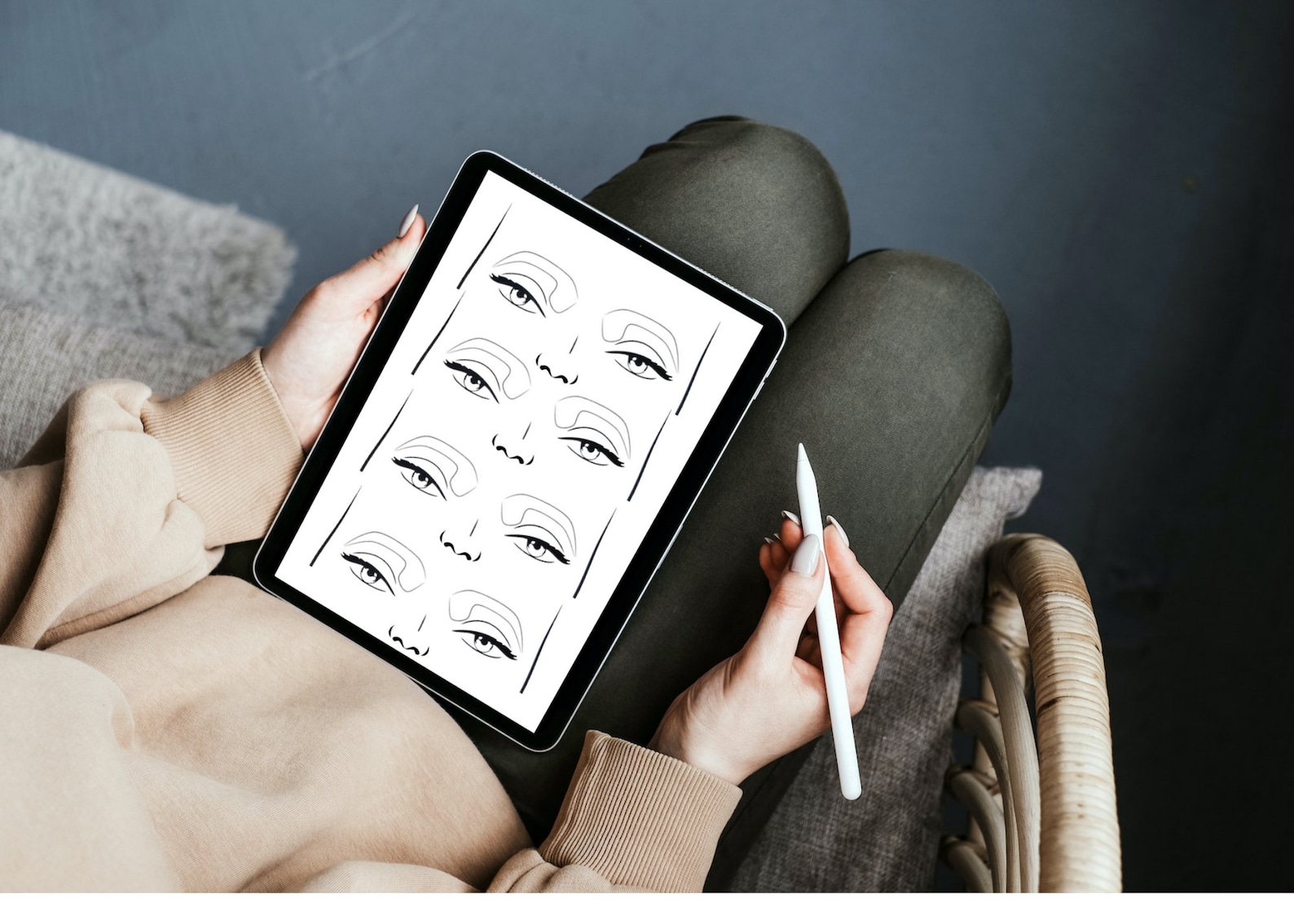 Editable Eyebrow Practice, Brow Templates, Brow Mapping Practice Sheet ...