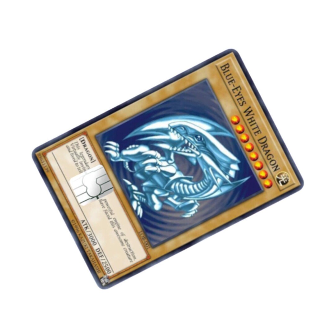 Blue-eyes White Dragon Credit Card Skin - Etsy