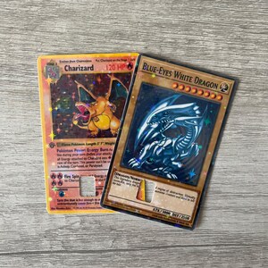 Charizard & Blue-eyes White Dragon Credit Card Skin Bundle - Etsy