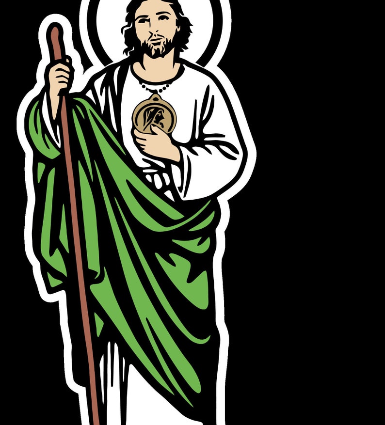 San Judas Tadeo SVG Vector sublimacion corte digital - Etsy México