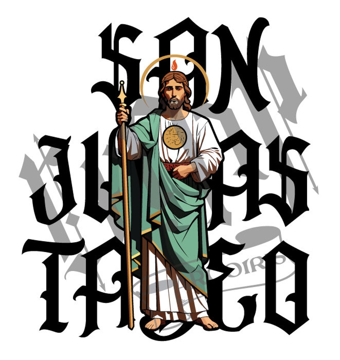 Saint Jude SVG PNG, Vector Sublimation, Cricut Files, St Jude, Layered ...