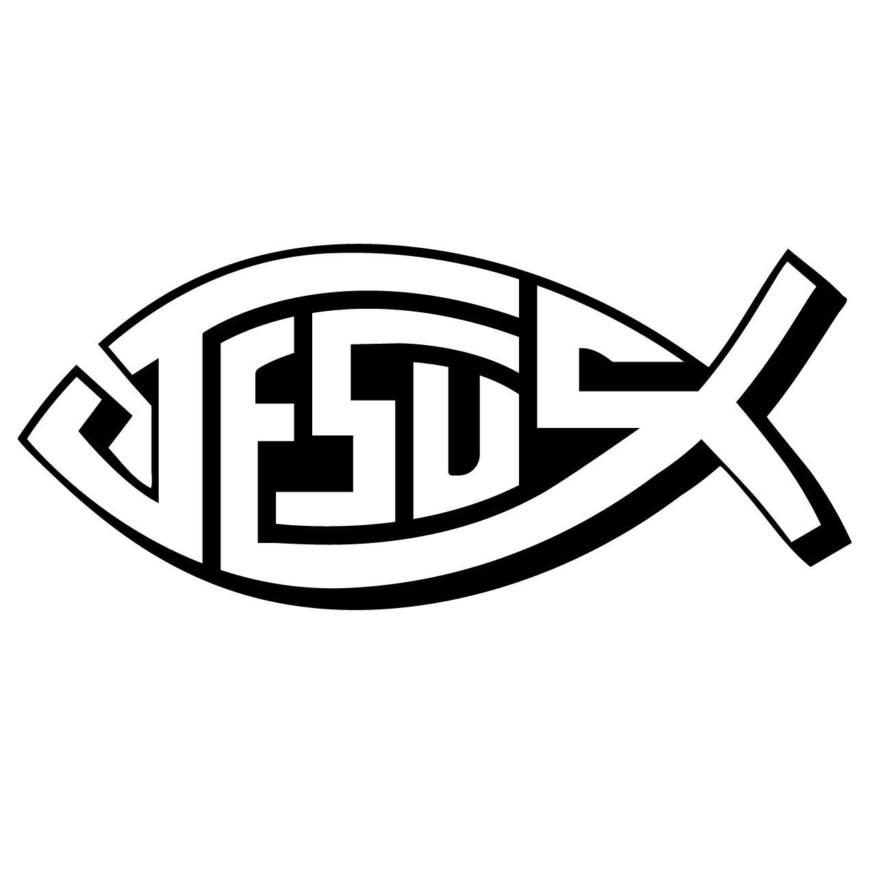 Christian Fish SVG, Jesus Fish Svg, God Vector for Cutting Silhouette ...