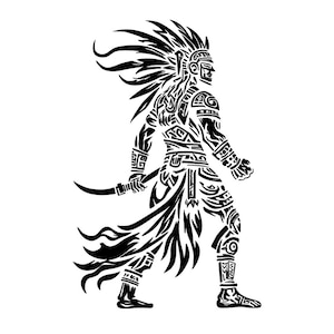 Aztec Warrior Symbol Svg - Etsy