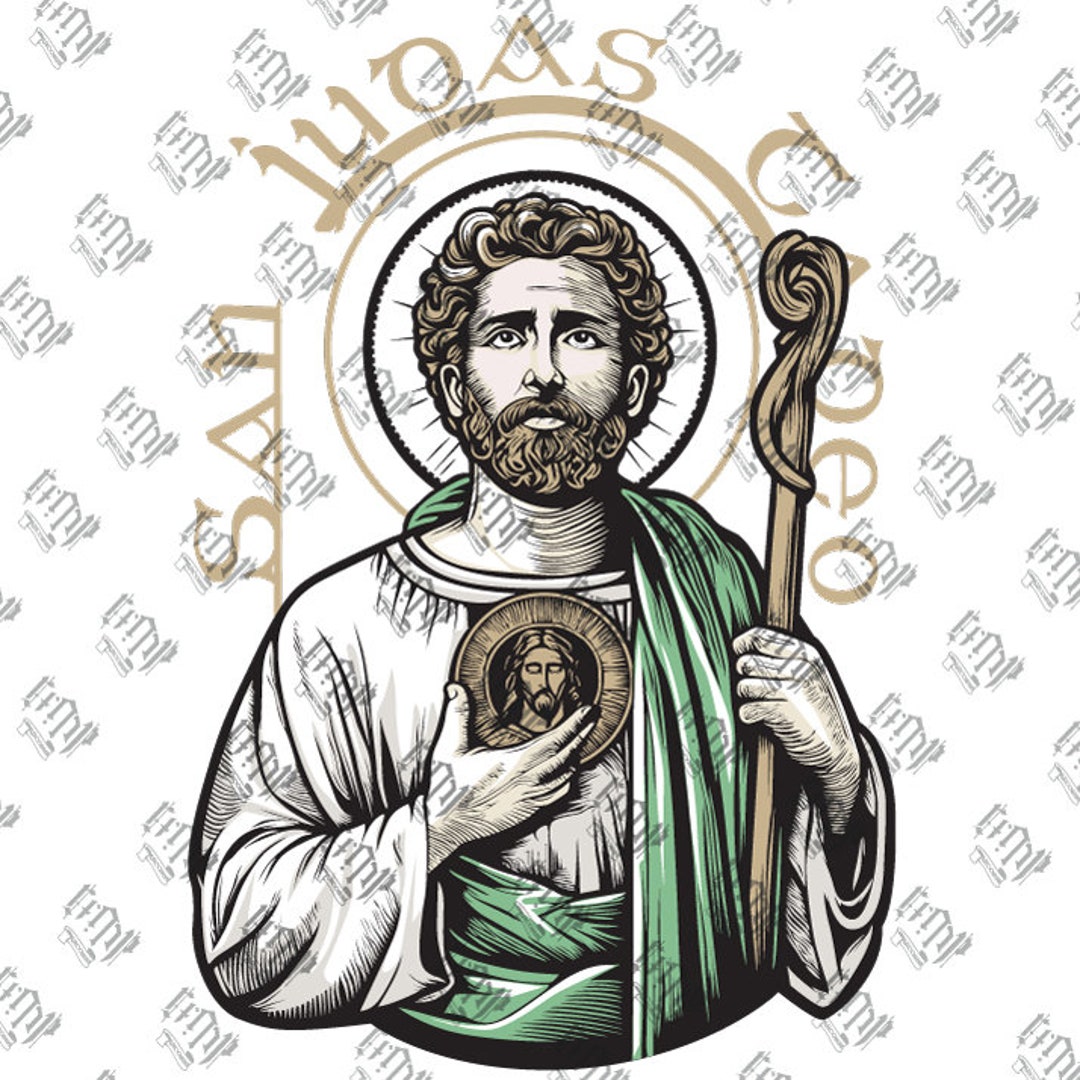 Saint Jude Tadeo Svg, Saint Jude Png Sublimation, Saint Jude Svg, Judas ...