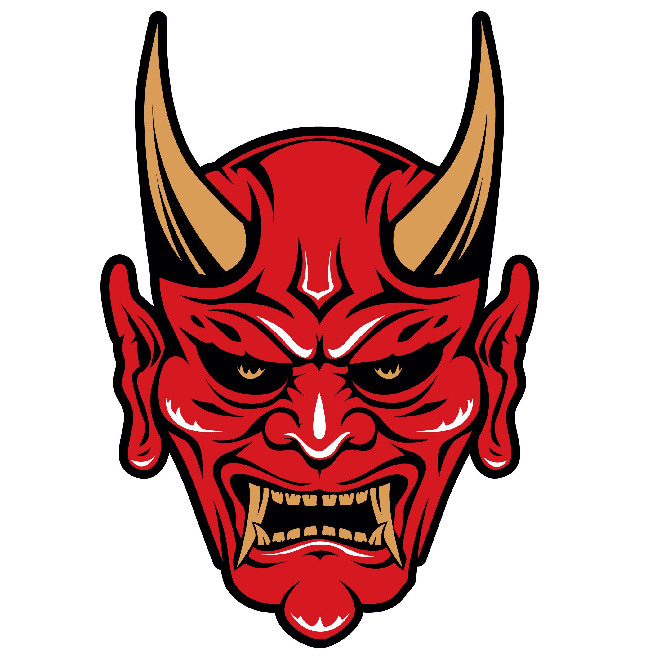 Devil Svg, Evil Svg, Red Devil File Instant Download Vector SVG Layered ...