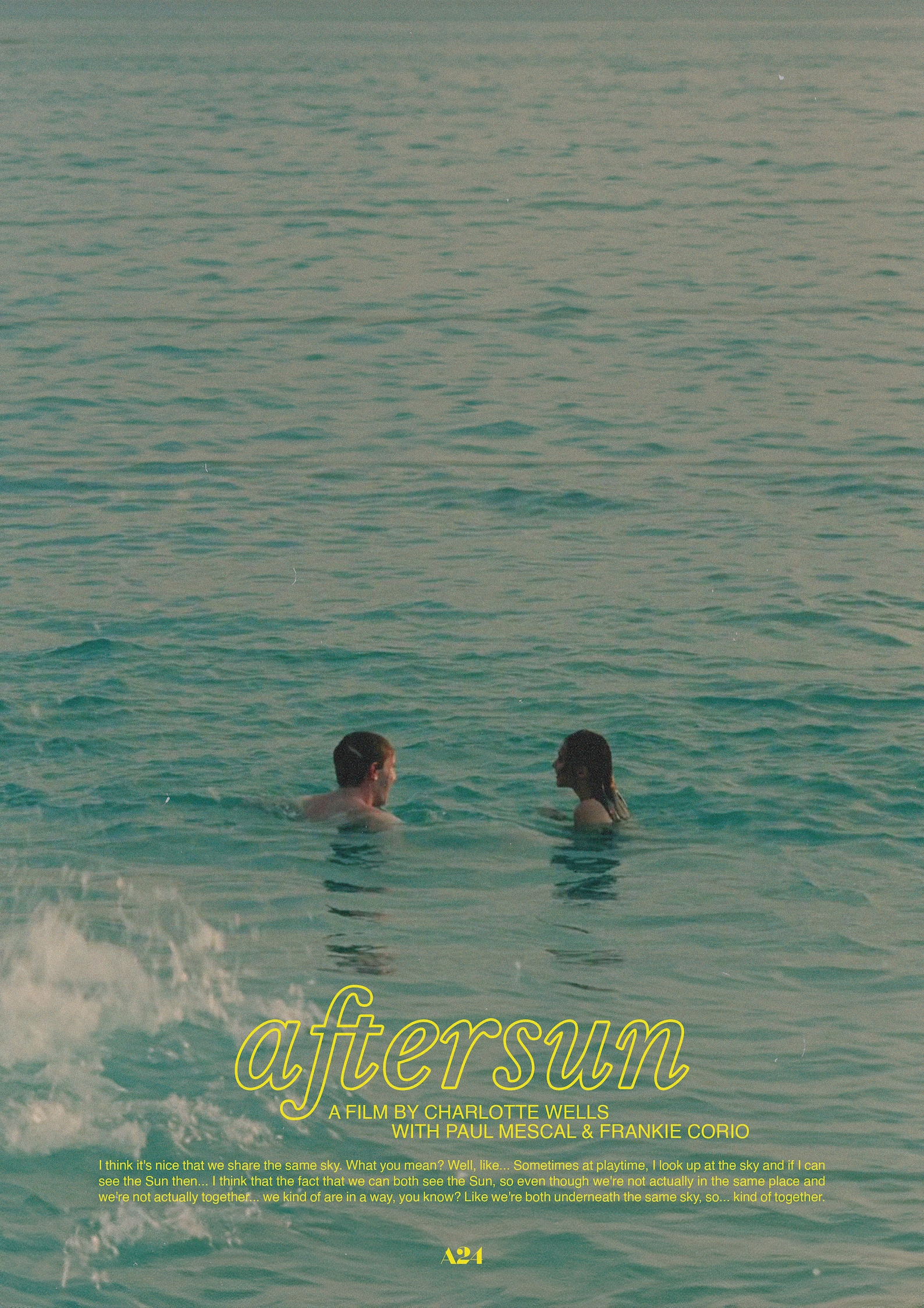 Aftersun Movie Poster, Digital Art, Original Design, Digital Download ...