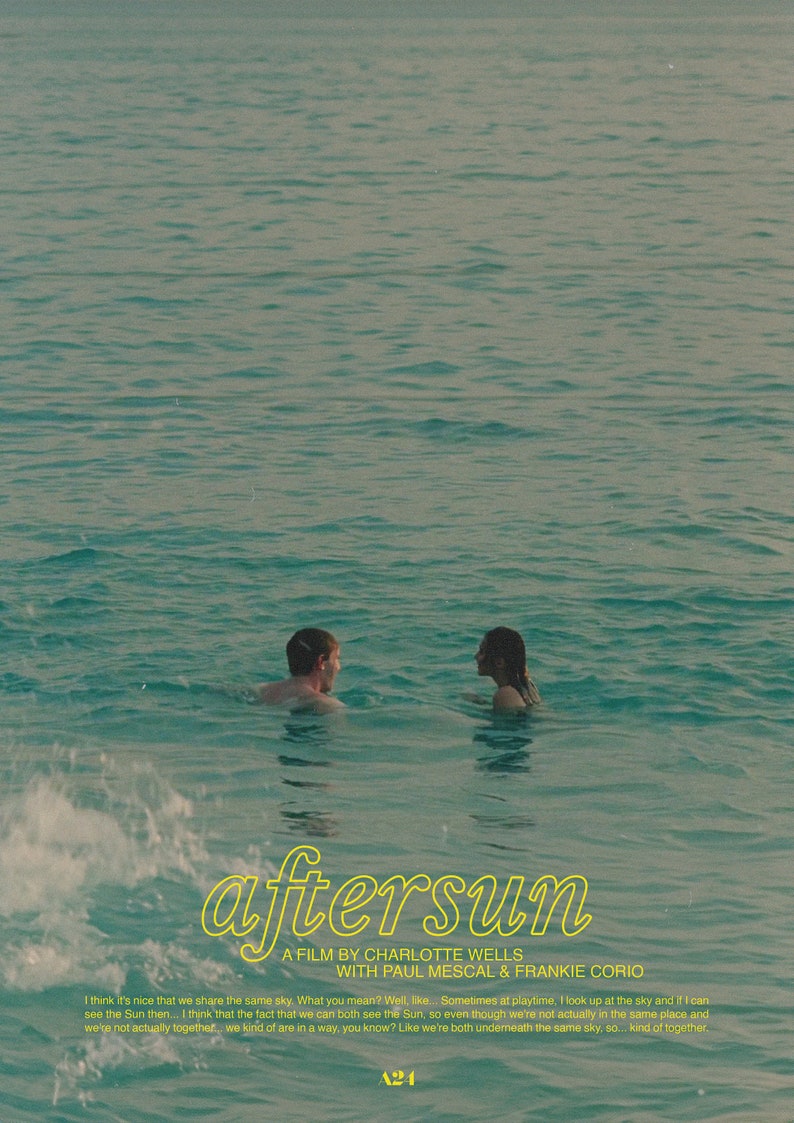 Aftersun Movie Poster, Digital Art, Original Design, Digital Download ...