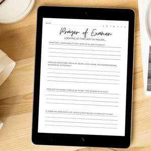 Prayer of Examen Journal Printable Bundle | Download Reflective Prayer ...