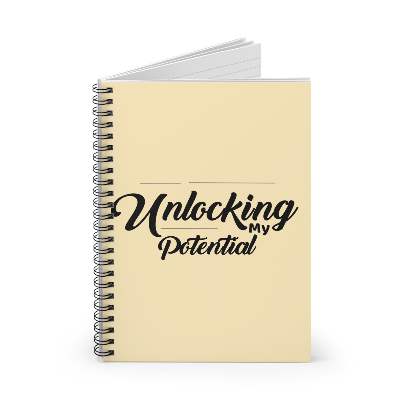 Unlocking My Potential Journal - Motivational Notebook - Goal-setting ...