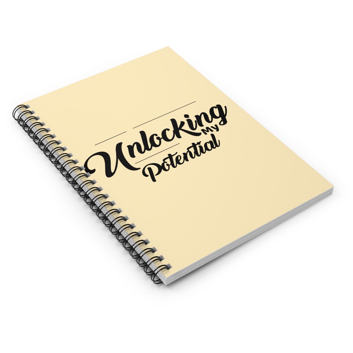Unlocking My Potential Journal - Motivational Notebook - Goal-setting ...