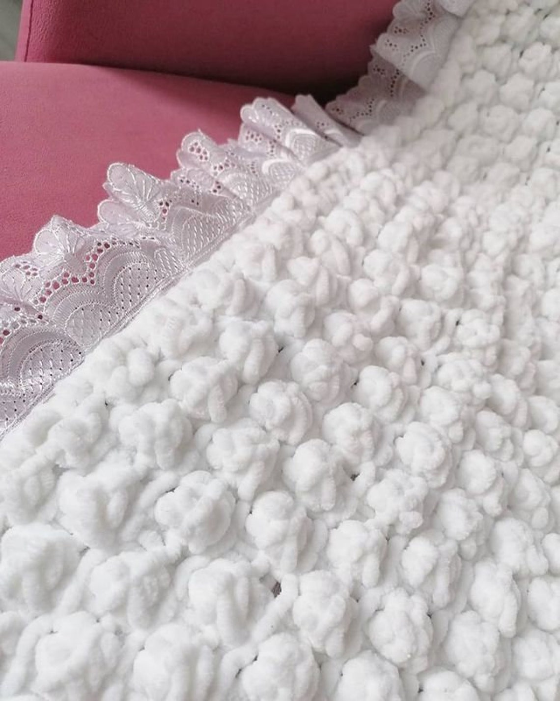Fluffy Snowball Baby Blanket, Baby Shower Gift, Soft Tv/couch Blanket ...