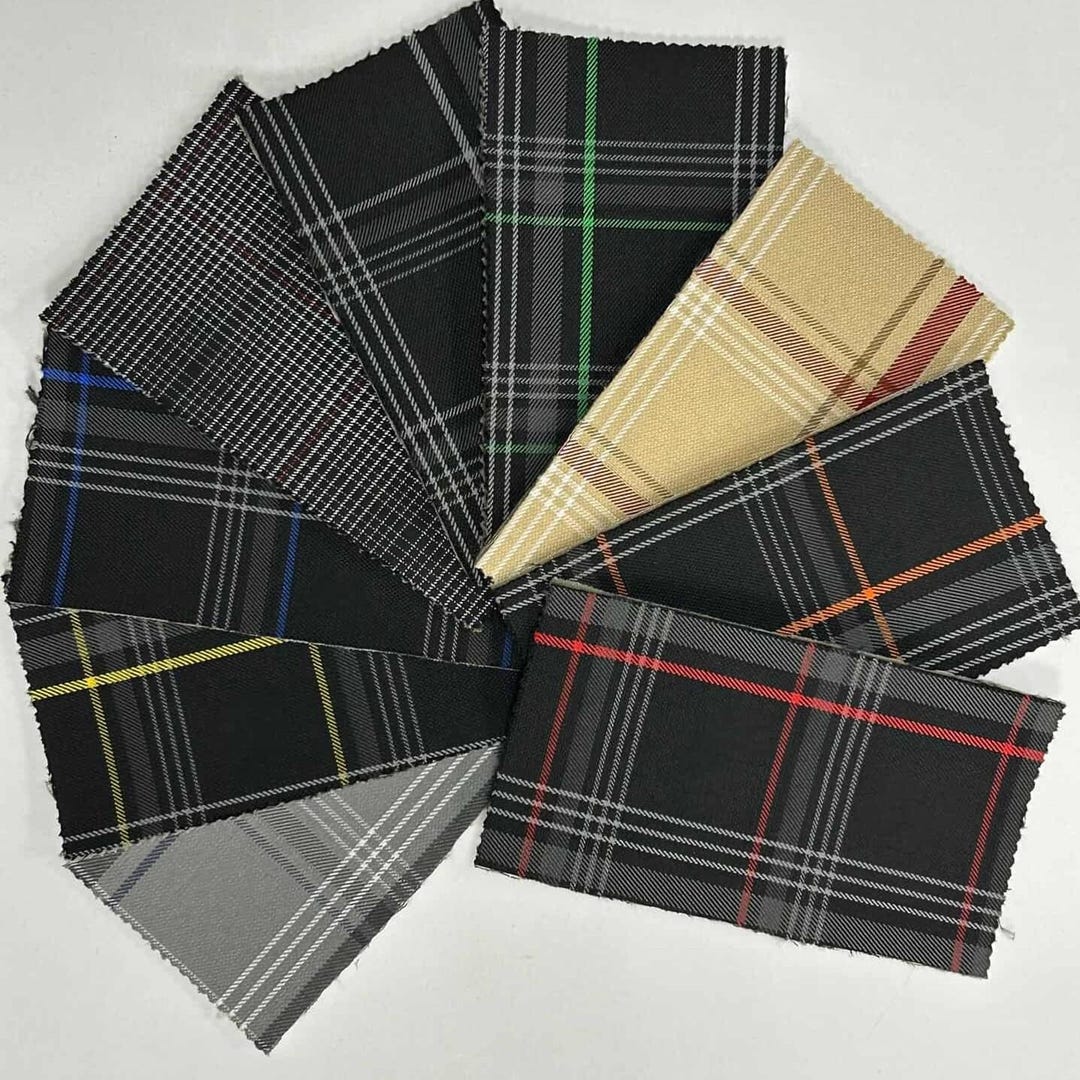 VW GTI MK7 Checkered Seat Material -(150cm) Wide - Tartan Pattern Auto ...