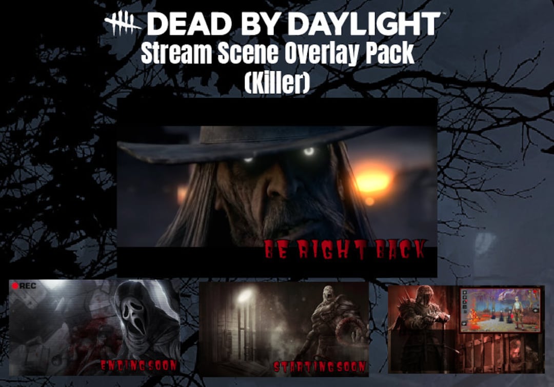 12 Sets of DBD Animated and Static Stream Pack Dead by Daylight Pack 1 ...