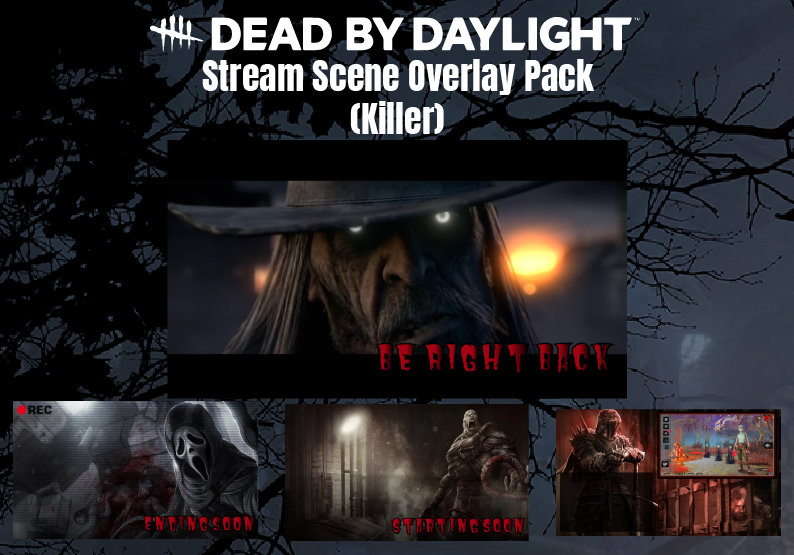 12 Sets of DBD Animated and Static Stream Pack Dead by Daylight Pack 1 ...