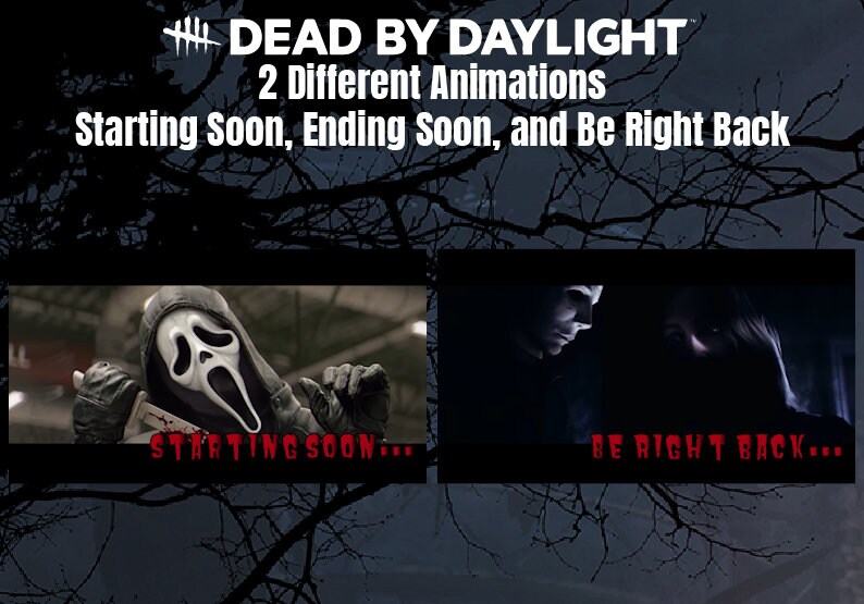 12 Sets of DBD Animated and Static Stream Pack Dead by Daylight Pack 1 ...