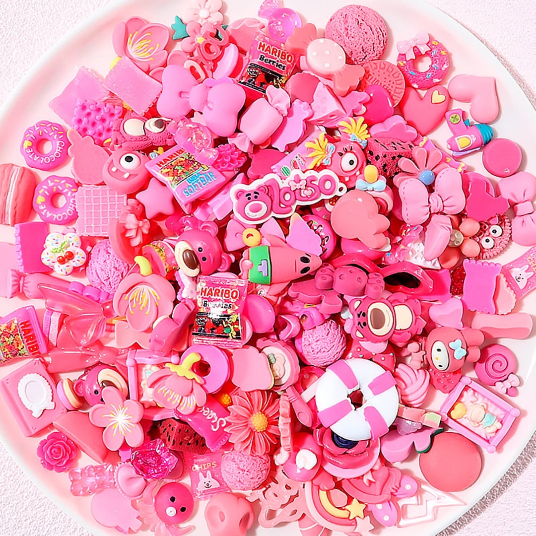 DIY Cute Cartoon Charms 1015306090resin Cabochon Nail Charms Phone Case ...