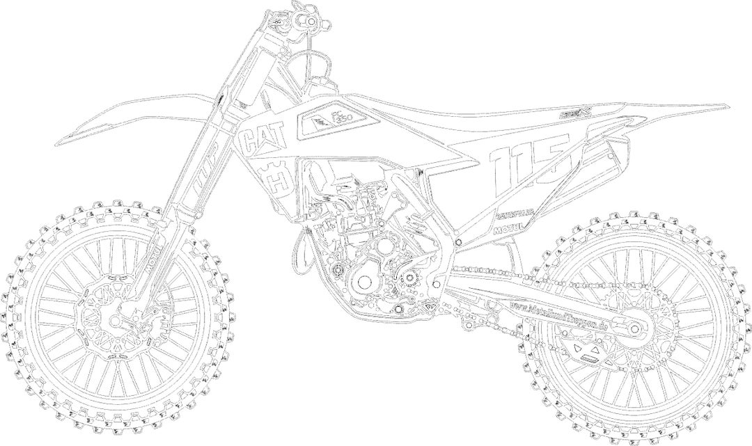 Motorbike Dxf Files Motorbike Laser Cut Motorbike Svg File Cricut ...