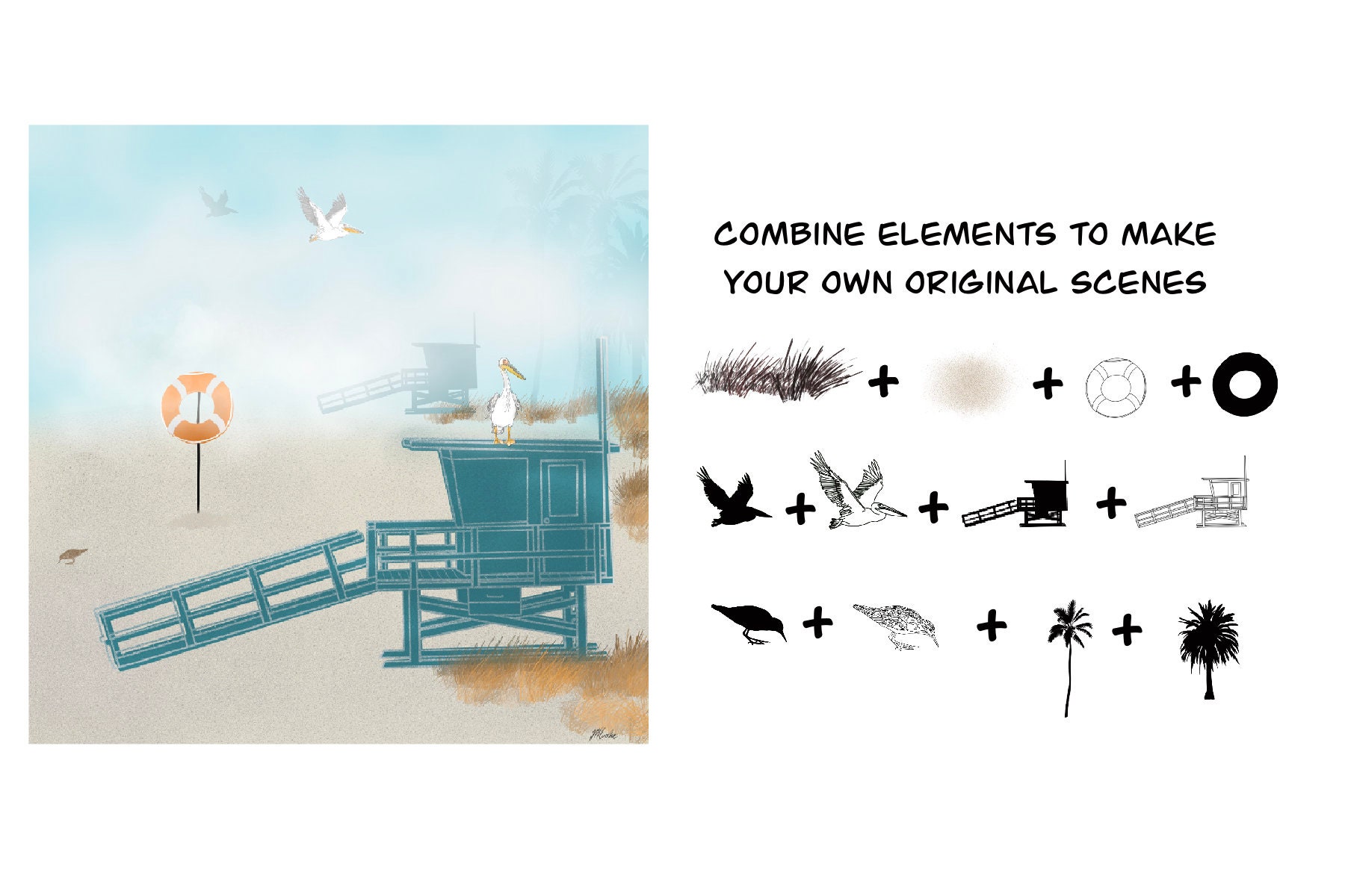 Awesome Tropical Pack Procreate Brushes and Stamps Digital Download - Etsy