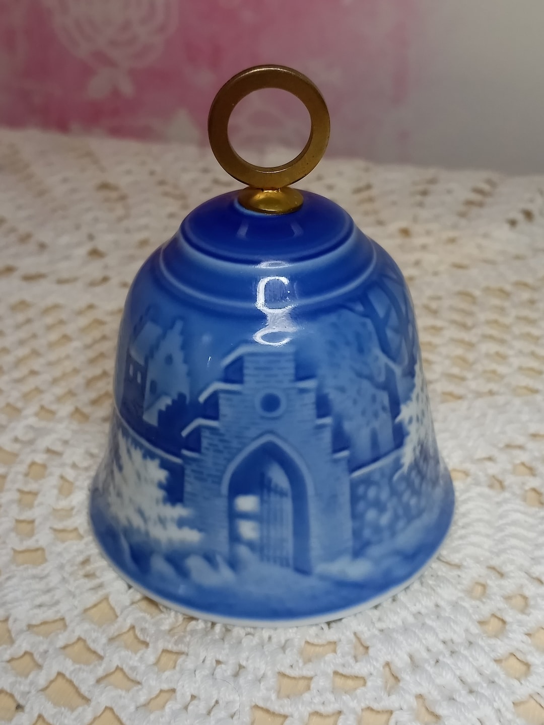Bing and Grondahl 1986 Porcelain Christmas Bell #9286 - Etsy