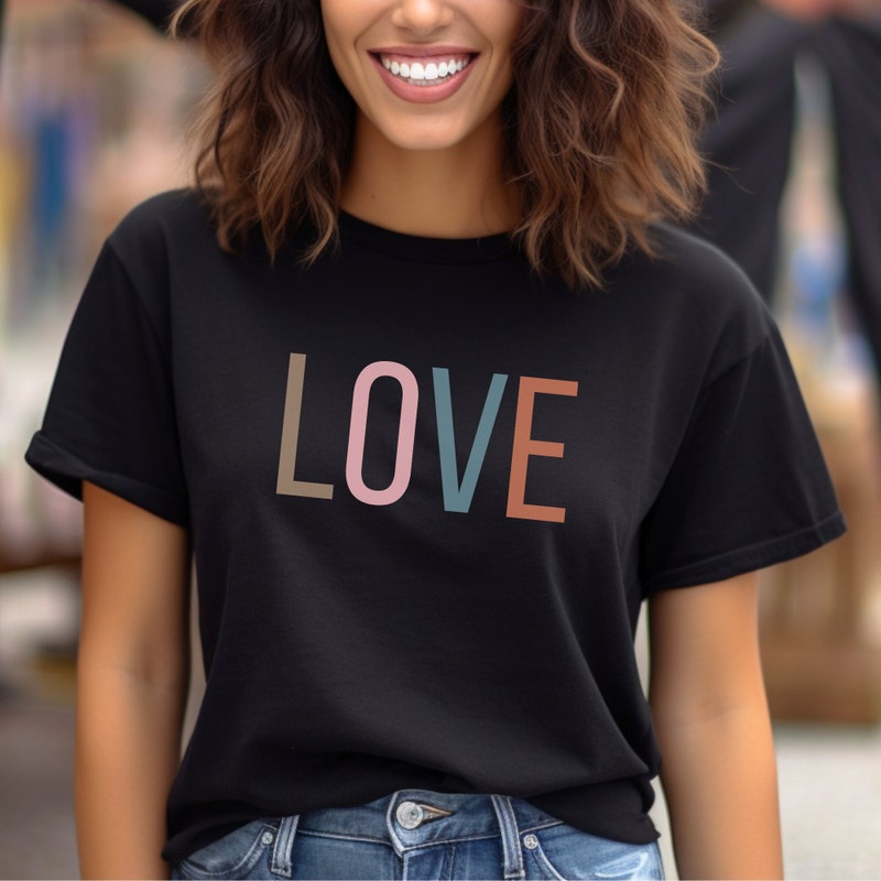 Love T Shirt - Etsy