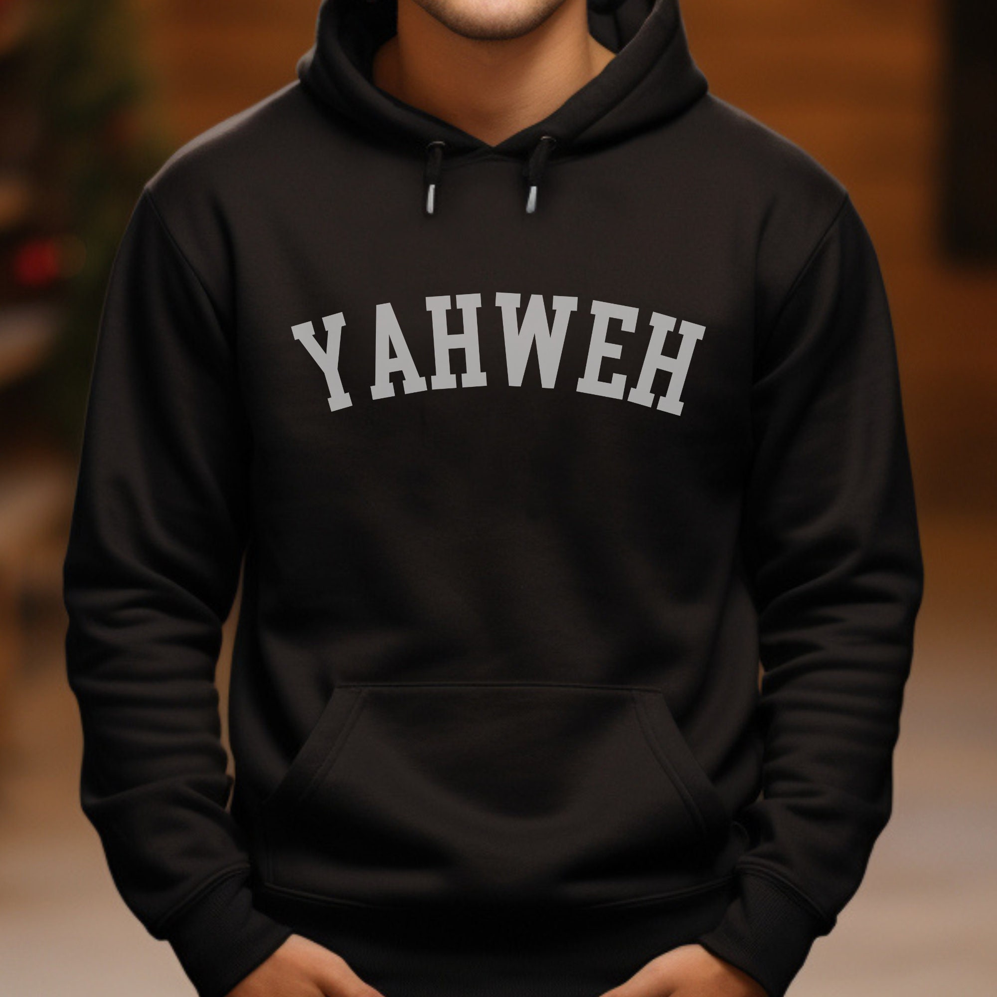 Yahweh Hoodie Sweatshirt for Men Faith Based Hoodie Gift for Birthday Aesthetic Christian ...