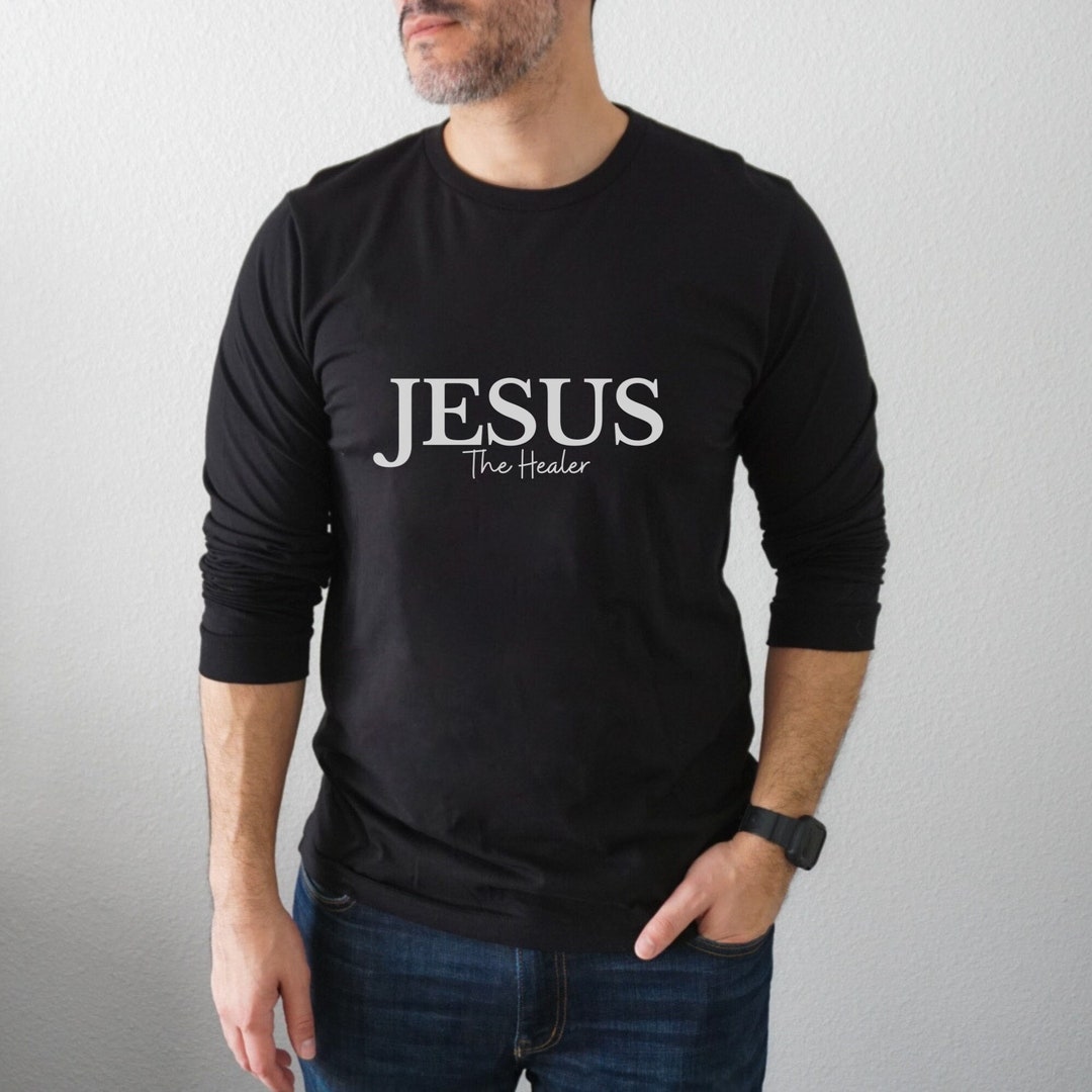 Jesus the Healer Shirt for Men Christian Merch for Men Faith Based ...