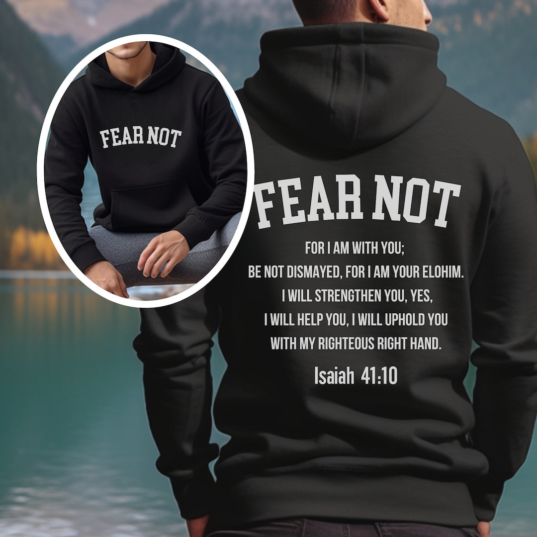 Scripture Hoodie for Men Faith Based Hoodie Christian Merch for Men ...