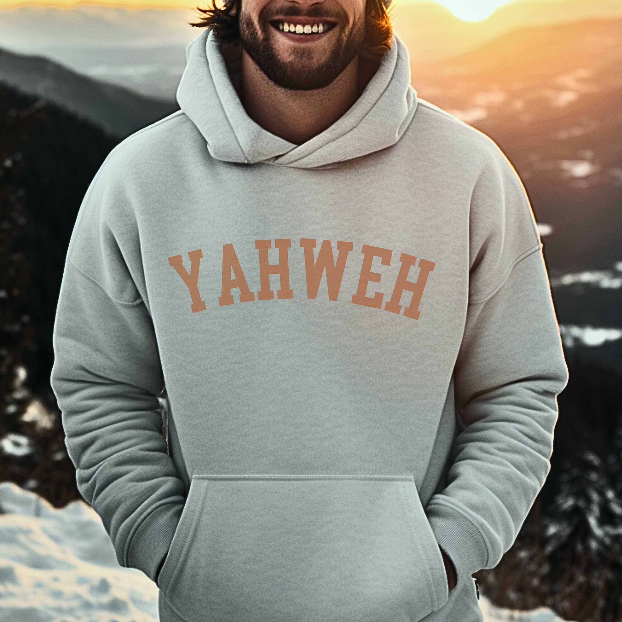 Yahweh Hoodie for Men Faith Based Hoodie Gift for Birthday Religious ...