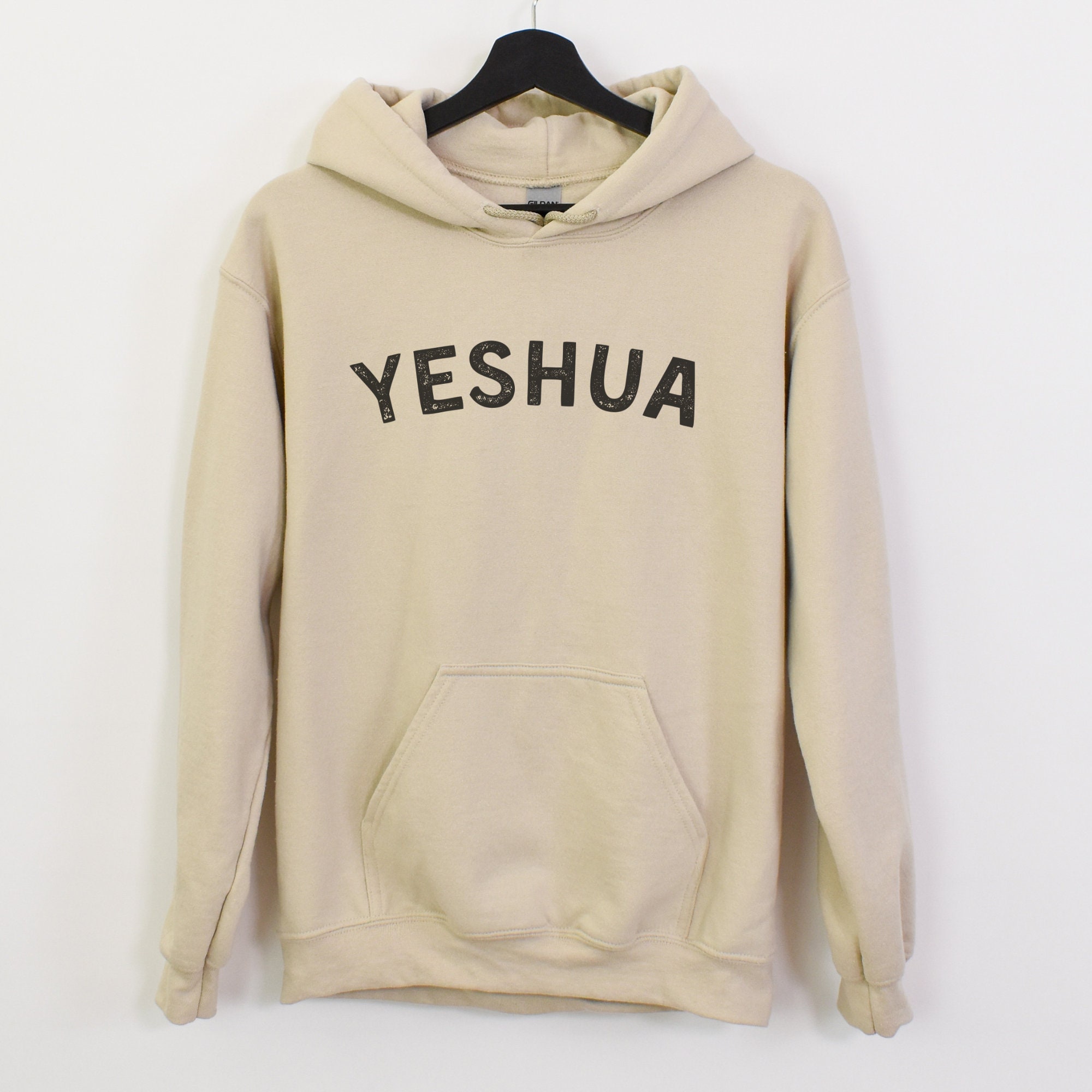 Yeshua Hoodie for Men Faith Based Hoodie Christian Merch for Men ...