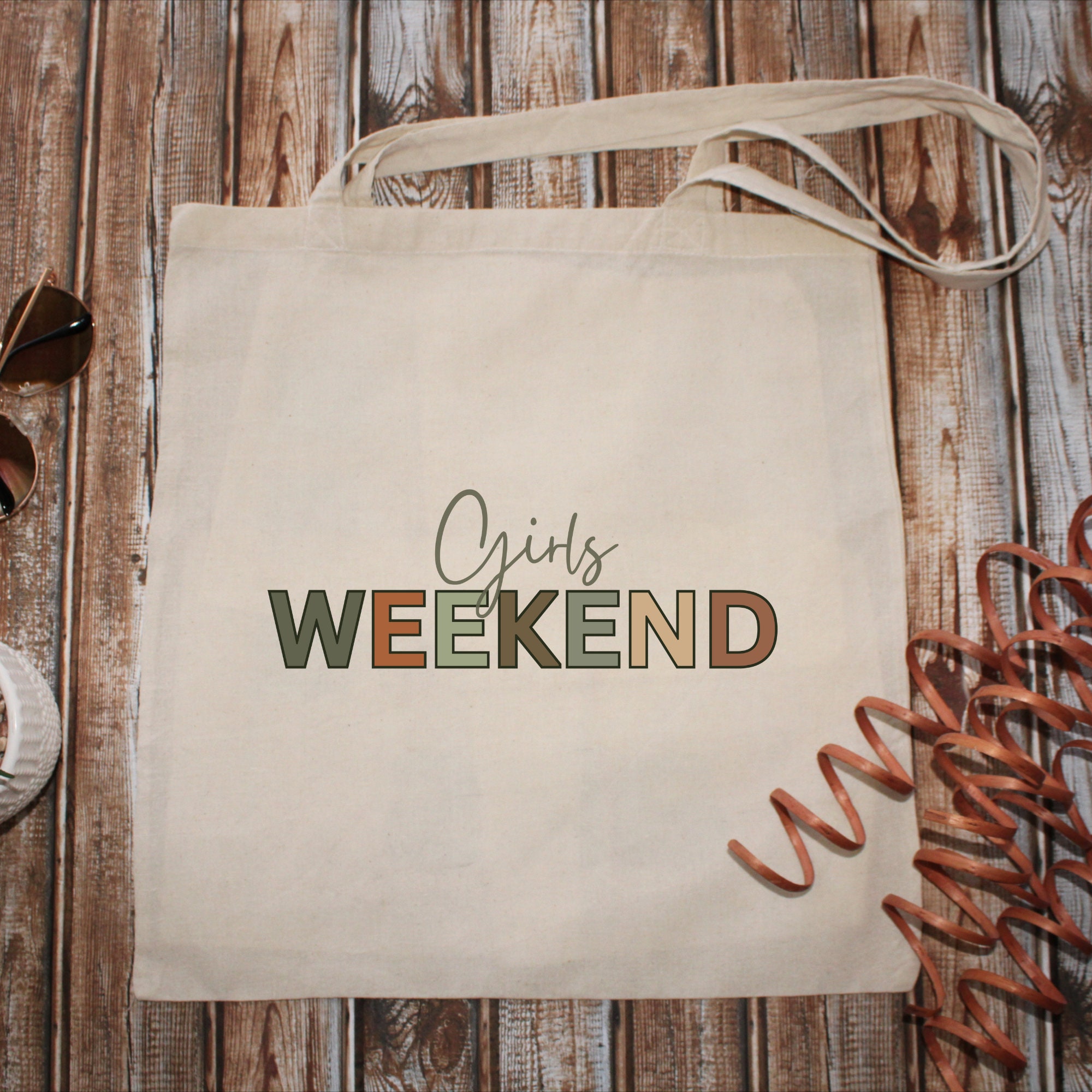 Personalized Girls Weekend Tote Bag Maid of Honor Tote Personalized ...
