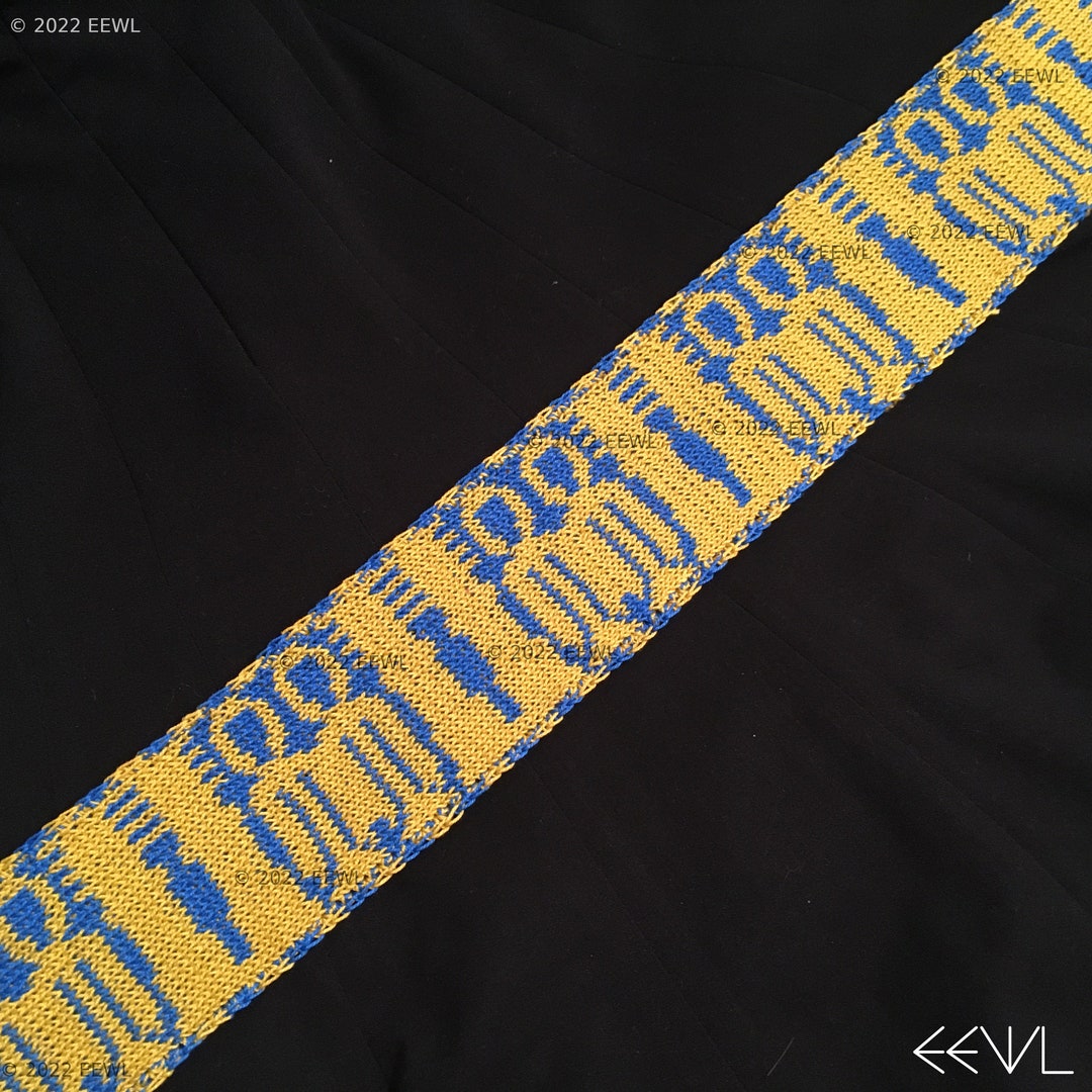 Ancient Egyptian Djed Pillar and Knot of Isis Hand-made Reversible Knit ...