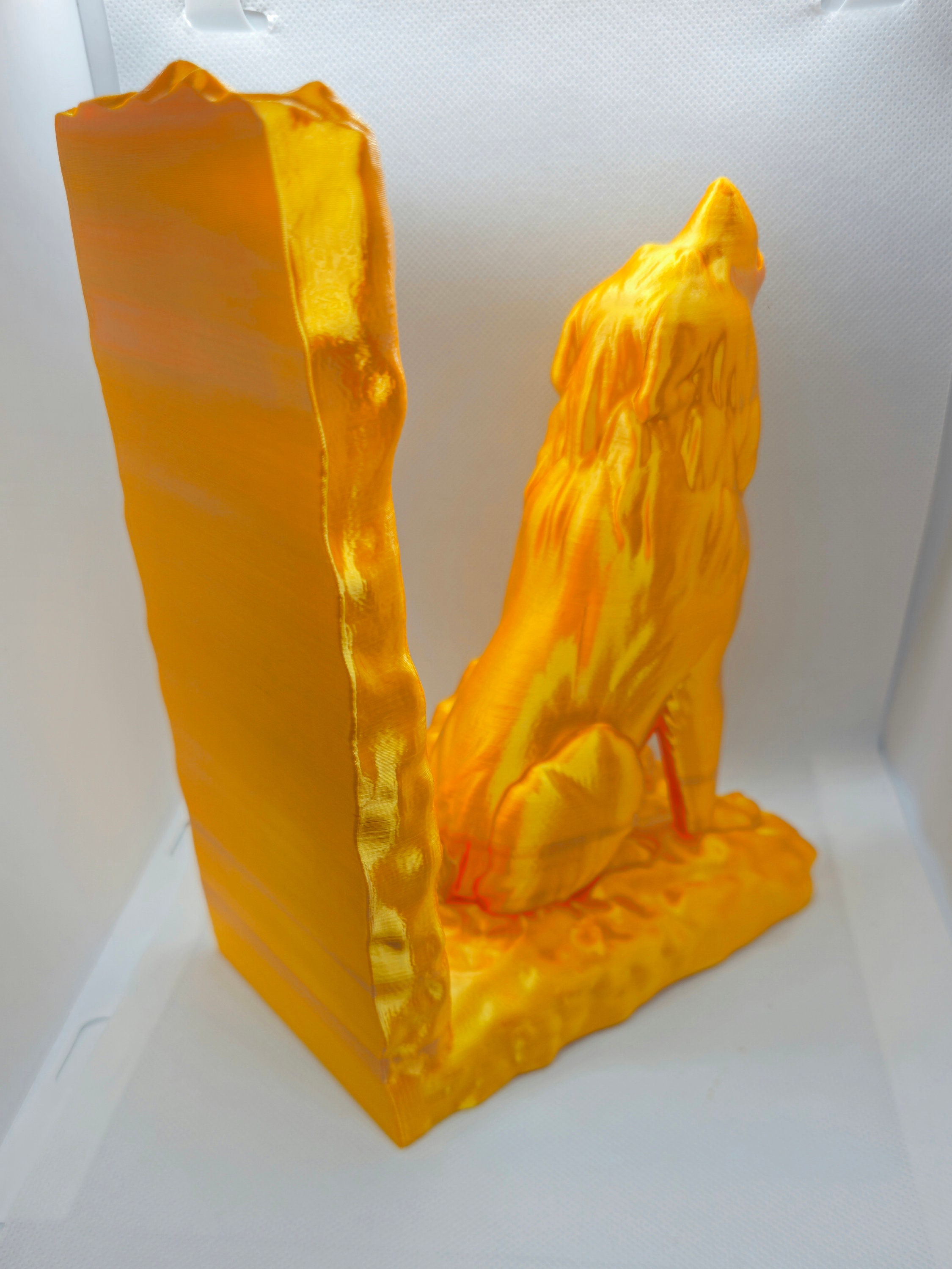 3D Printed Wolf Bookends - Etsy